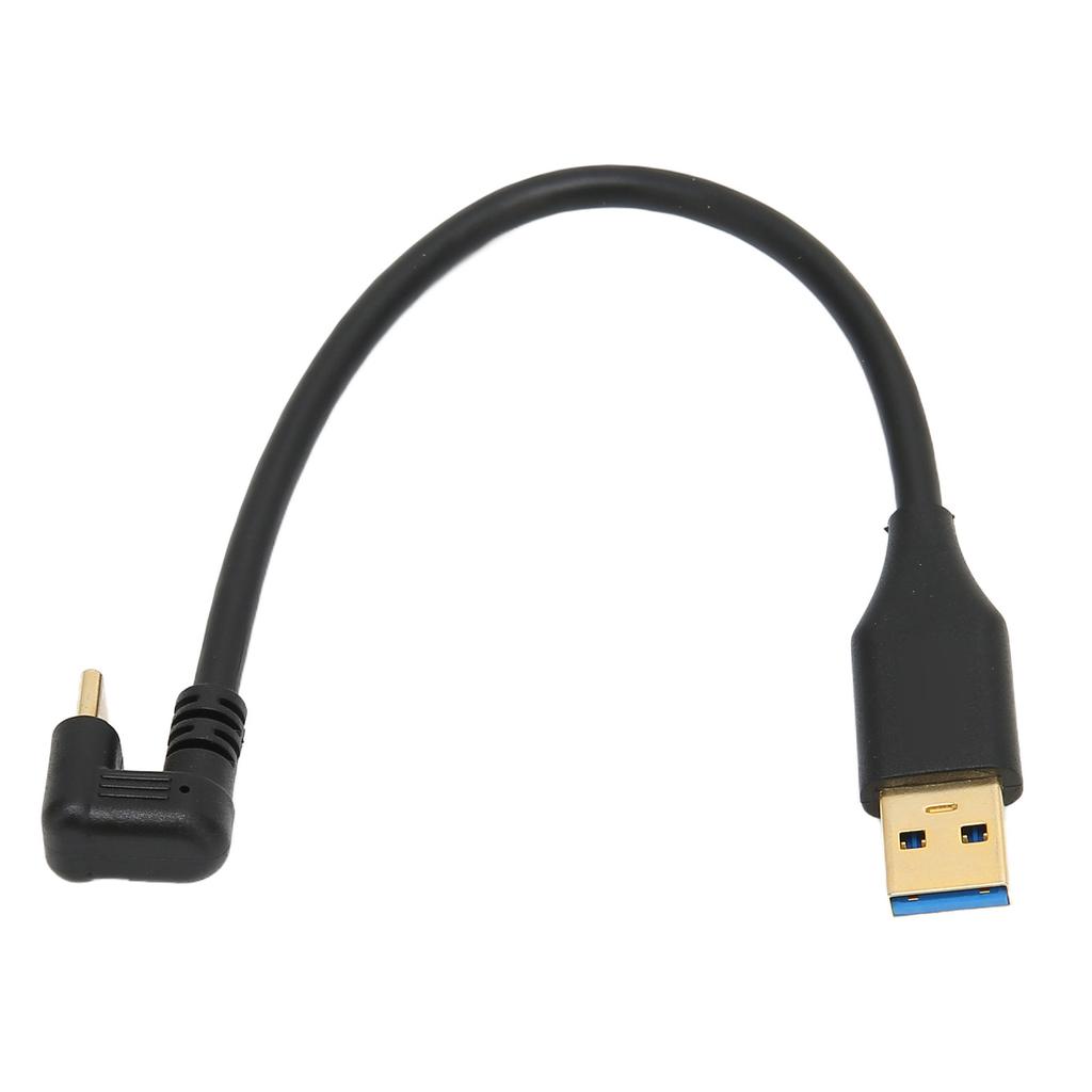 Buy USB Cable 5Gbps USB 3.0A Male AM‑C to Type‑C U Type Elbow ABS Data ...