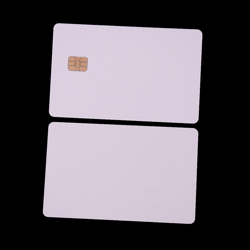 Buy 5 Pcs Iso Pvc Ic Blank Smart Card Contact Ic Card With Sle4442 Chip ...