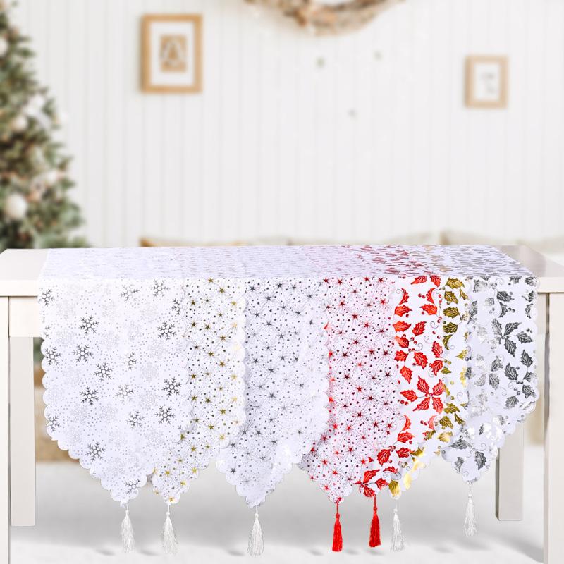 Satın alın Christmas Embroidered Table Runner Creative Luxury Table ...