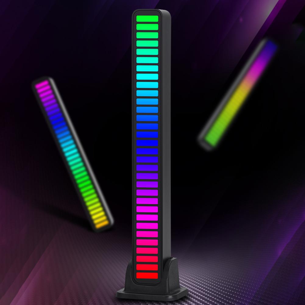 Cheap 32 LED Sound Control Light Phone APP Control RGB Colorful Voice ...