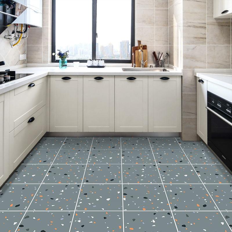 Buy Thicken Bathroom Kitchen Non Slip Floor Tile Sticker Self Adhesive ...