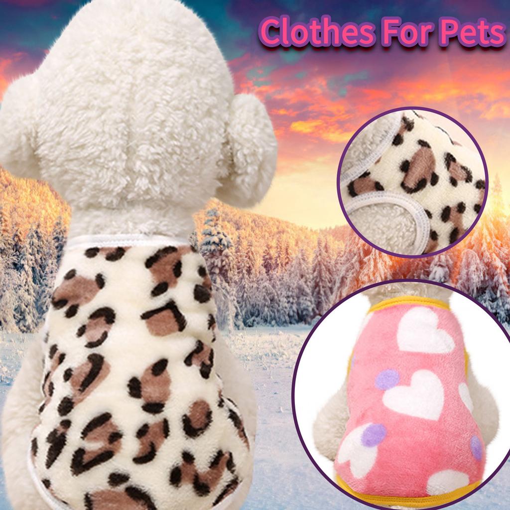 Buy New Product For Autumn And Winter Dog Pet Bust Leopard Print Pet ...