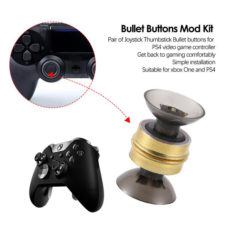 Buy 2x Thumbsticks Bullet Buttons Mod Kit for PlayStation 4 /Xbox One ...