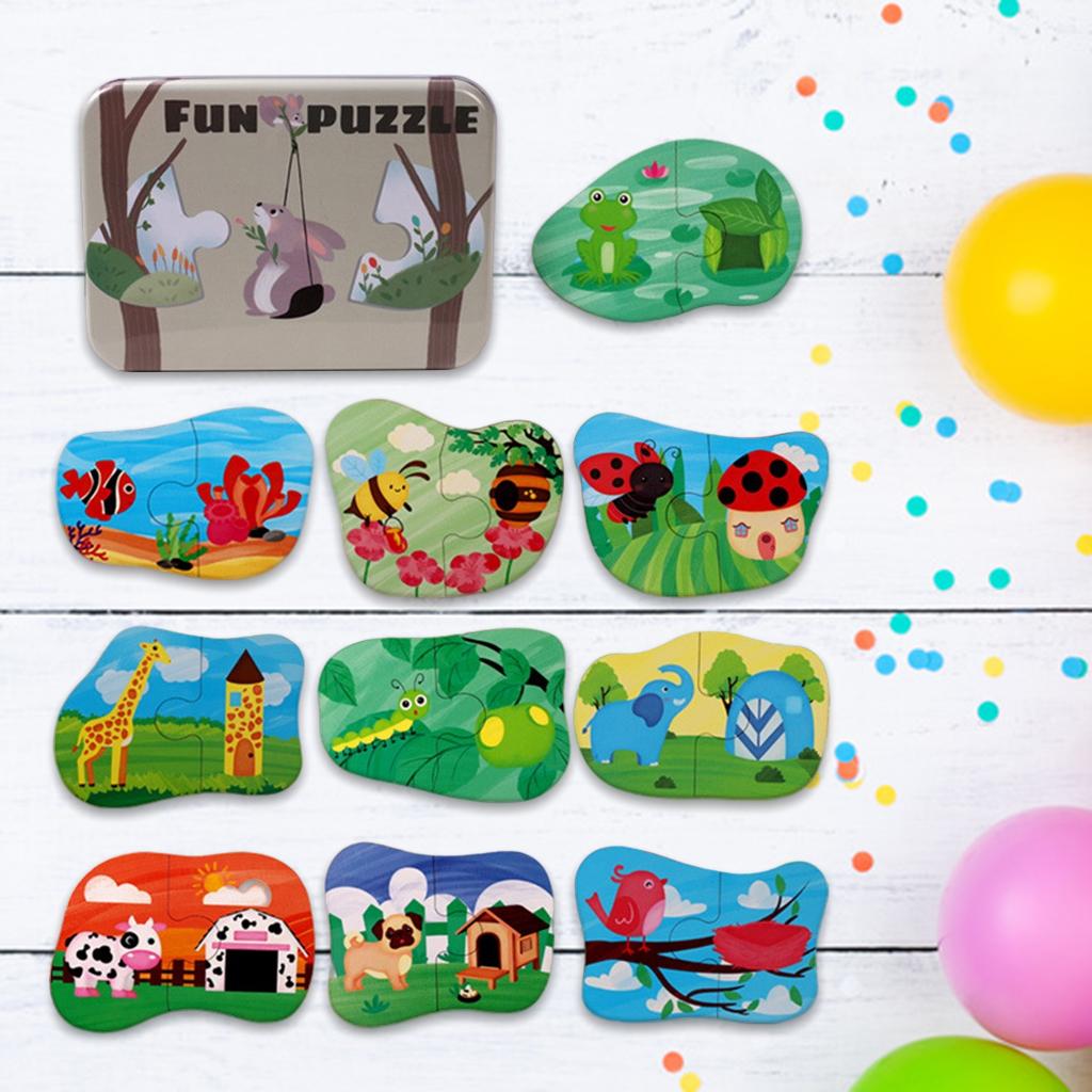 Buy Matching Jigsaw Puzzle Game Educational Toys for Children Style 1 ...
