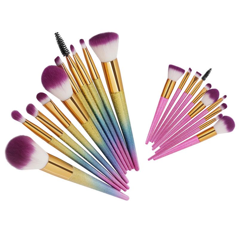 10PCS Pro Foundation Eyeshadow Makeup Brushes Set uygun fiyatlı satın ...