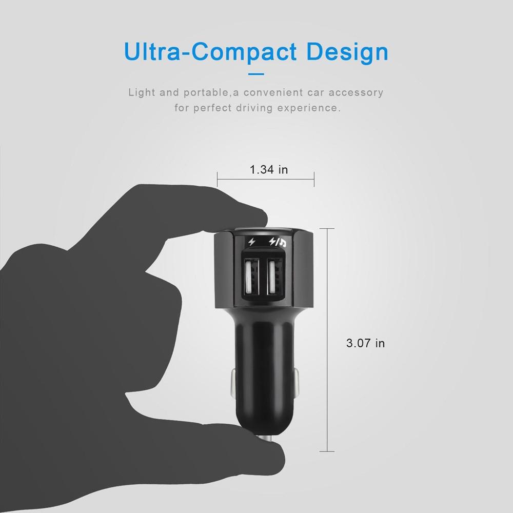 Buy Bluetooth Wireless Radio Adapter USB Charger Mp3 Player Car Kit FM ...