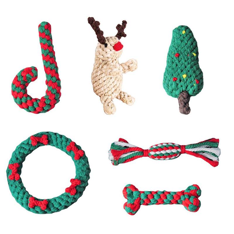 Buy Dog Rope Toys Kit Tough Strong Chew Knot Ball Pet Puppy Rope x 1 ...