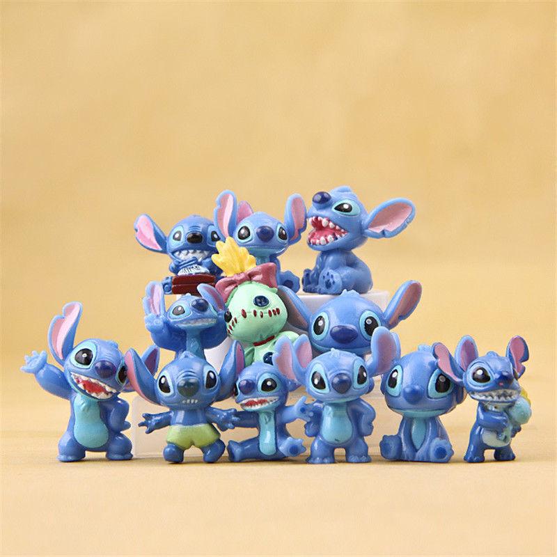 Buy 12 PCS Cartoon Cute Animal Action Figures Collection Set Kids Toy ...