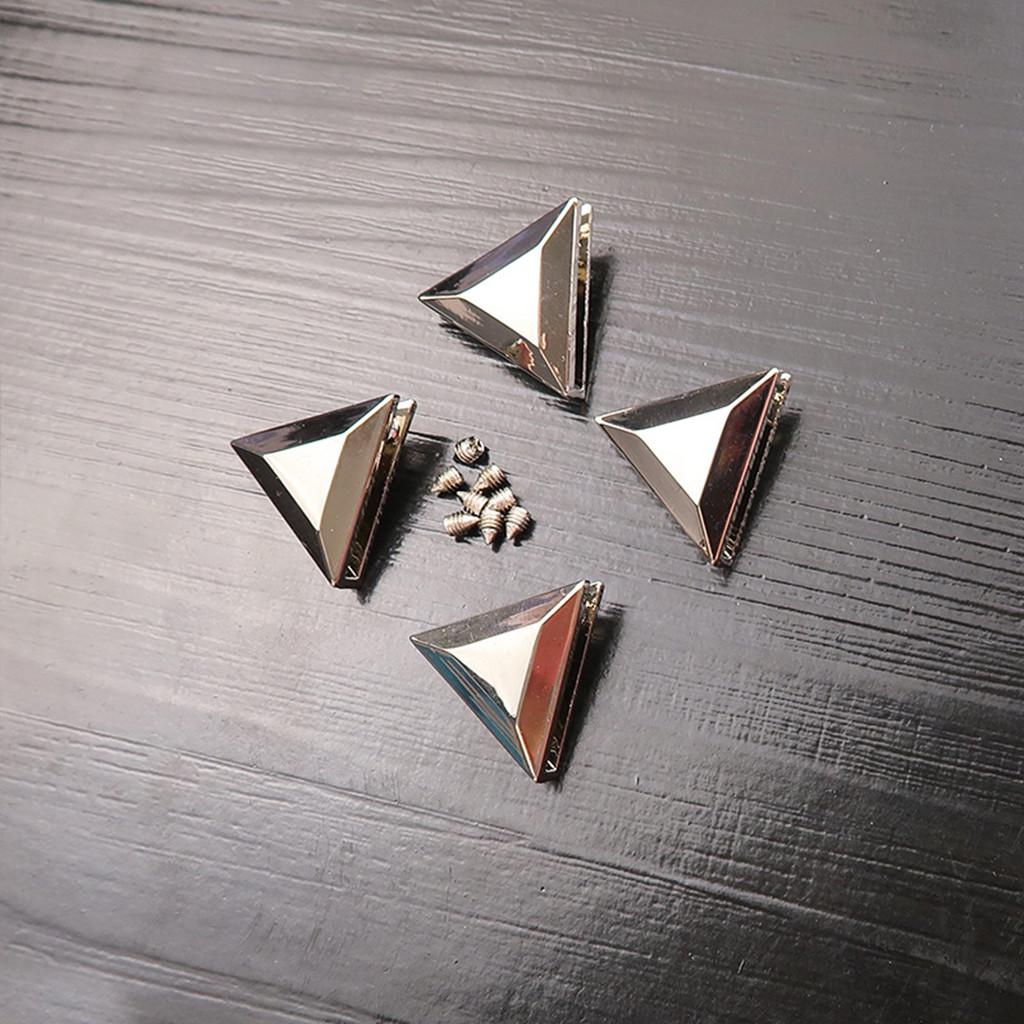 Buy 4x Triangle Studs Fasteners Screw Backs Leather Crafts Clothes ...