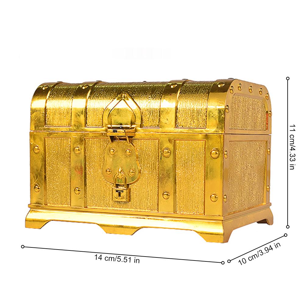 Buy Treasure Hunting Box Children Treasure Box Electroplated Retro ...
