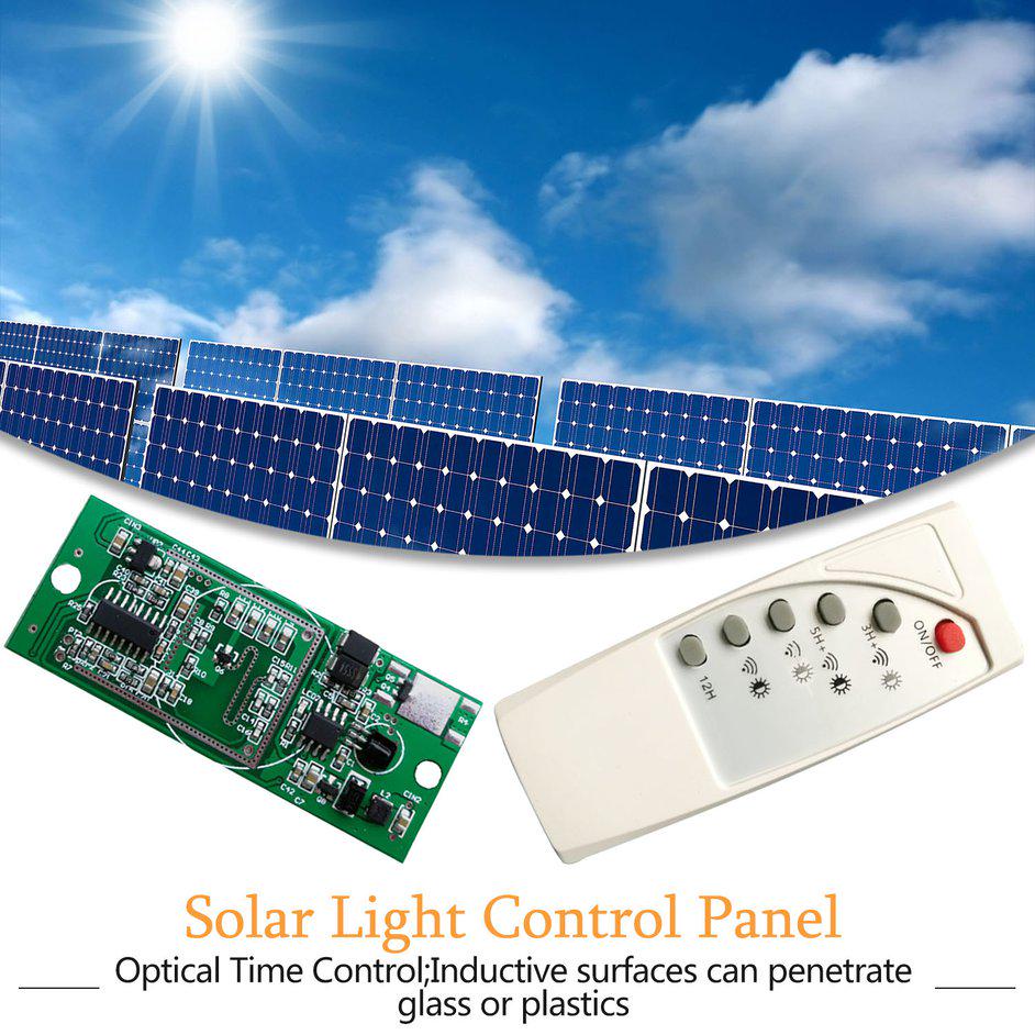 Buy Microwave Radar Sensor Solar Light Control Panel Solar Spotlight ...