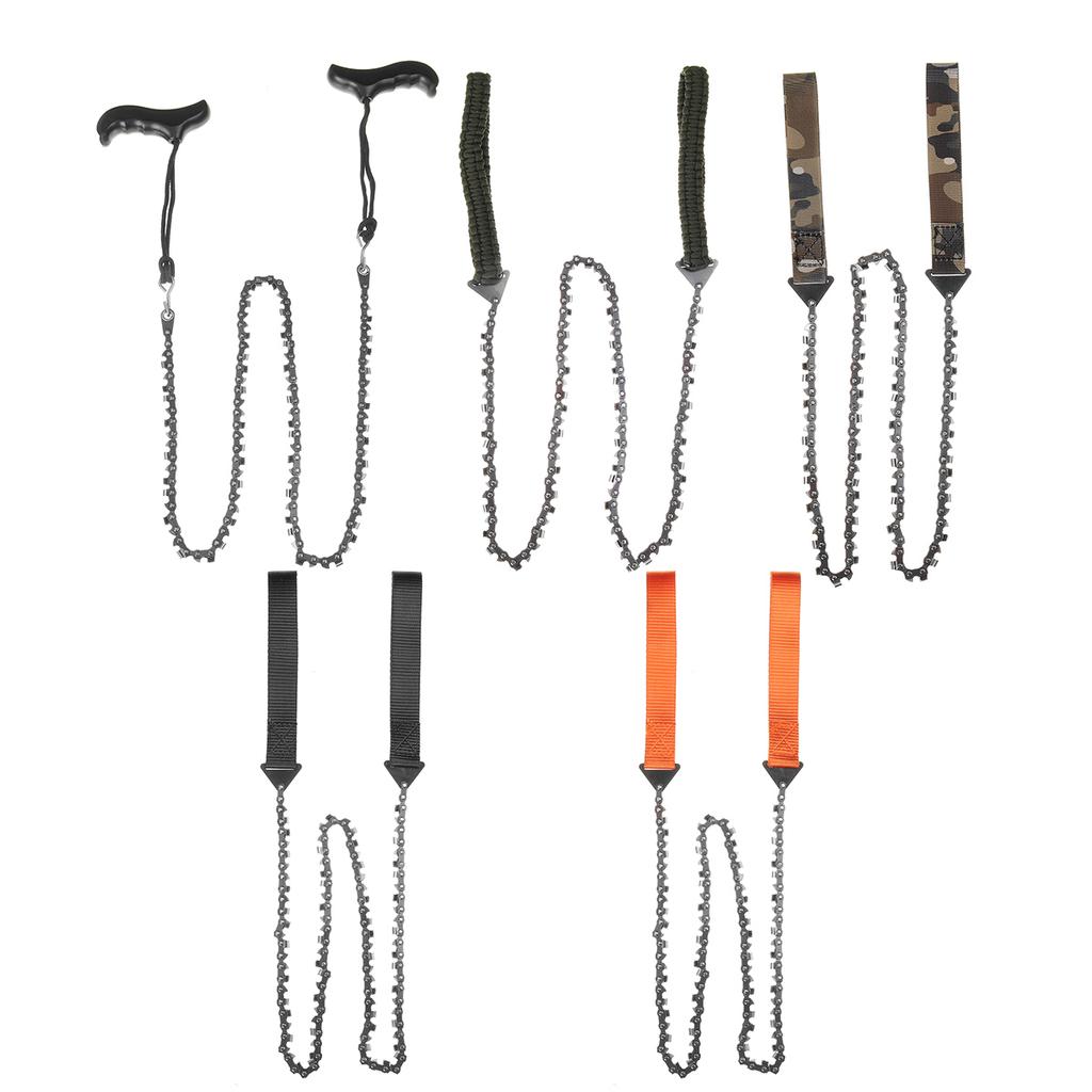 Buy 36" 48Pcs Serrated Multifunction Chain Saw With Pouch Paracord ...