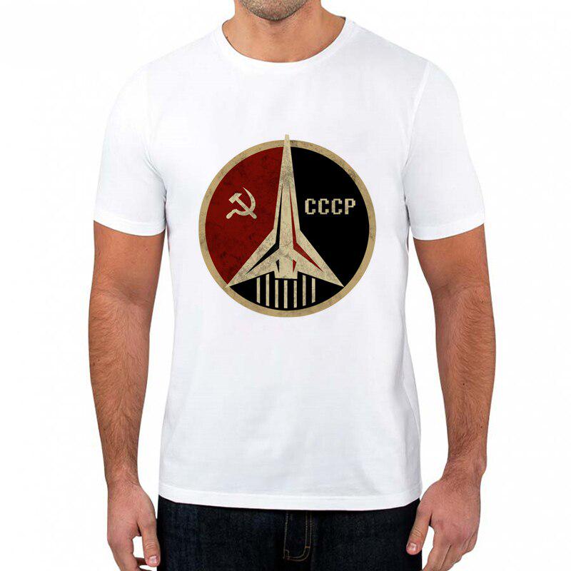 Buy Ussr Fashion Printed Tshirt Men And Women Casual Shirt Fitness Cool ...