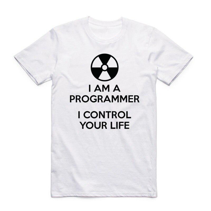 Asian Size Men And Women Print I Am A Programmer Geek Funny T Shirt O ...