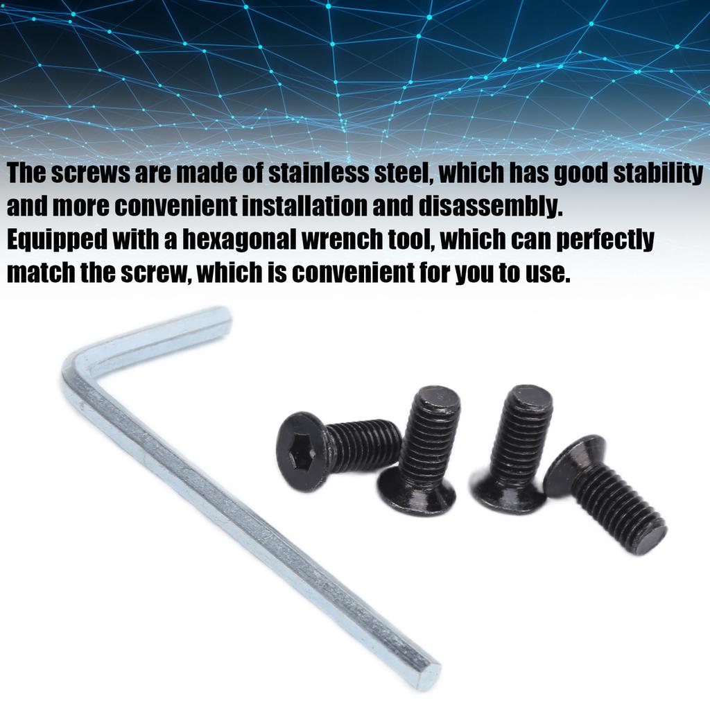 Buy 4Pcs Handlebar Front Fork Tube Screws with Hex Wrench Tool Kit for ...