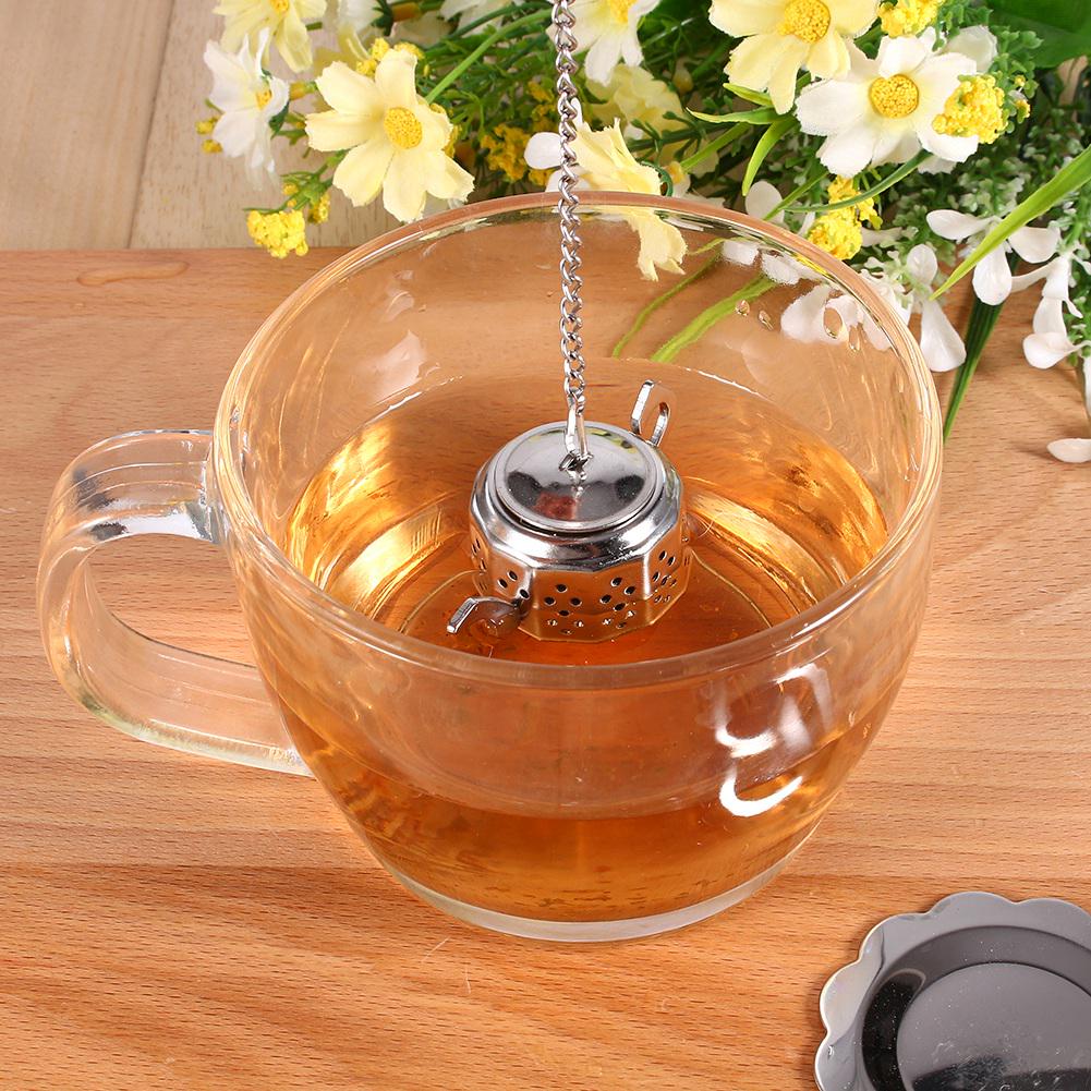 Buy 1Pc Stainless Steel Teapot Tea Strainer Herbal Spice Teapot Shape ...