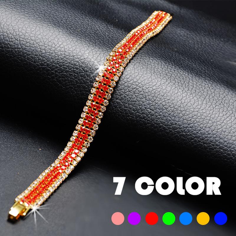 Buy 7 Color Roman Crystal Bracelet with Diamond Bracelet at affordable ...