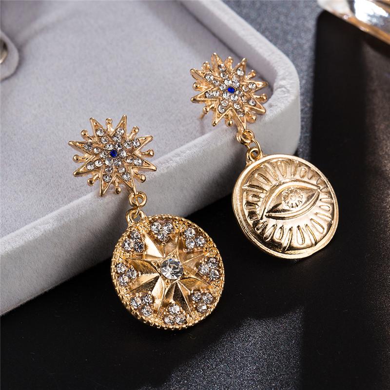 Buy Classic Style 925 Sterling Silver 18k Fashion Earrings Holiday Gift ...