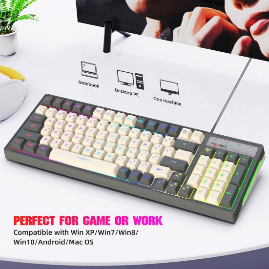 Buy Office Keyboard Shock-proof Plug Play Lightweight High-quality 96 ...