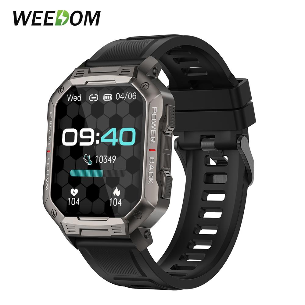Buy WEEDOM 2022 New Bluetooth Call Smart Watch Men Outdoor Sports ...