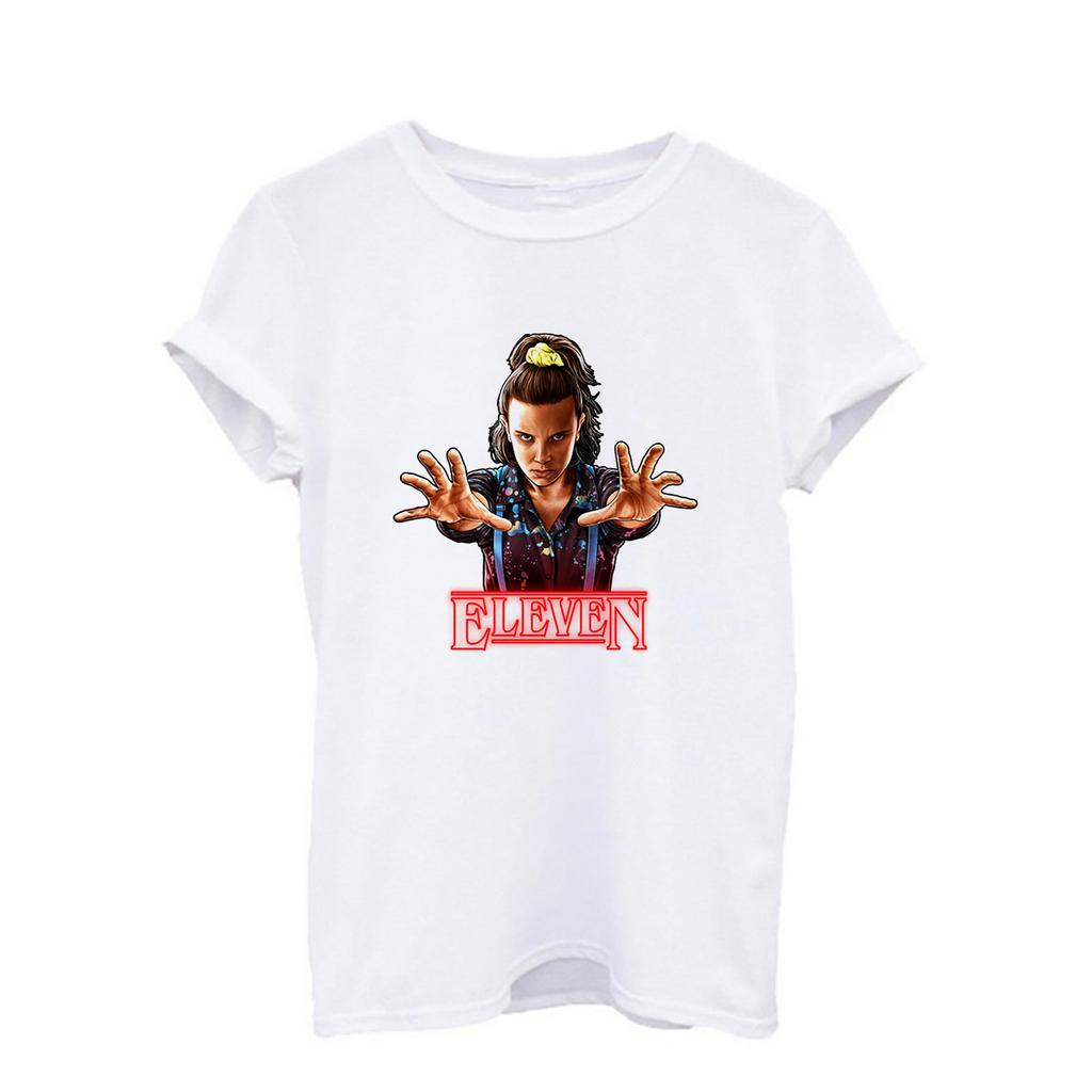 2022 New Summer T-Shirt Stranger Things Fantasy Graphic Casual White O ...