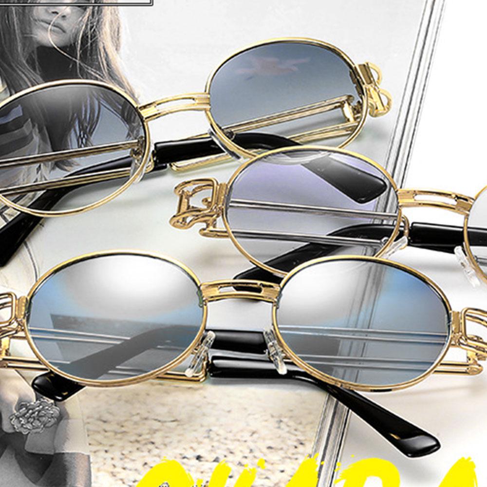 Fashion Round Retro Flip Up Sunglasses Glasses Gothic Vintage Steampunk ...