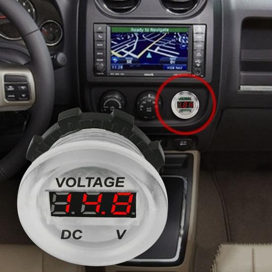 Satın alın Voltmeter Transparent Digital Display 12V Stable Panel ...