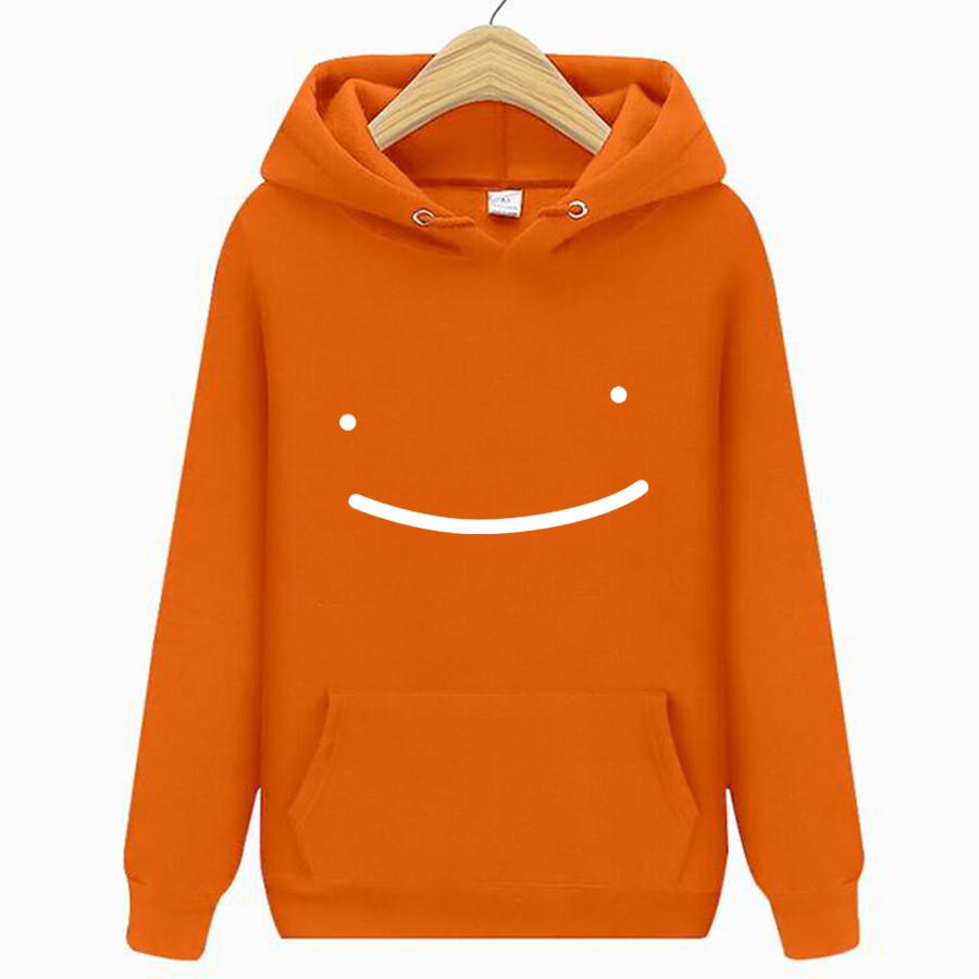 Buy Dream Merch Men's Hoodies Smiley Face Harajuku Pullover Sudaderas ...