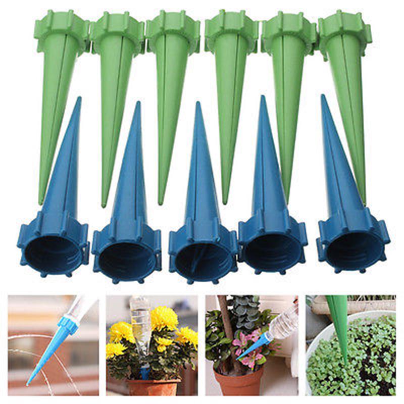 Buy Manyi 12x Automatic Watering Irrigation Spike Plant Flower Plastic ...