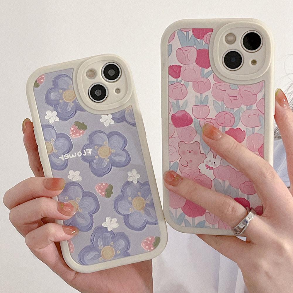Buy SoCouple Flower Phone Case For Redmi Note 11 10 8 9 7 Pro 9A 9C 9T ...