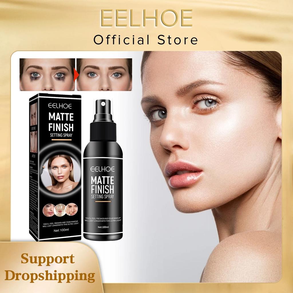 EELHOE Makeup Setting Spray Matte Finish Waterproof Long Lasting Oil ...