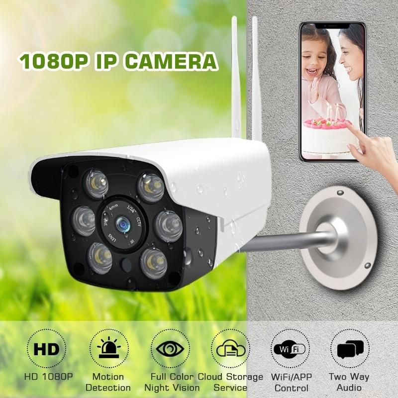 HD 1080P WiFi Security Camera - IP66 Waterproof for Outdoor/Indoor IP ...