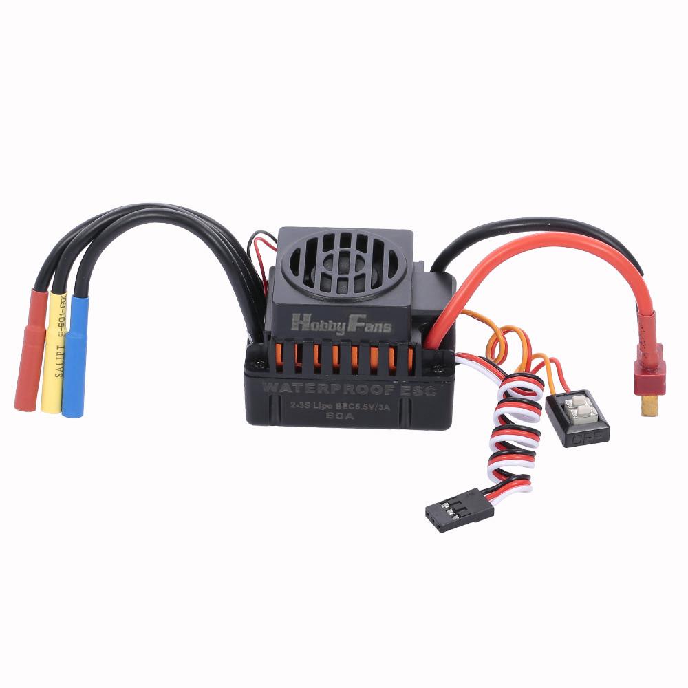 Buy HOBBYFANS 60A Brushless ESC and Programming Card for Programming ...