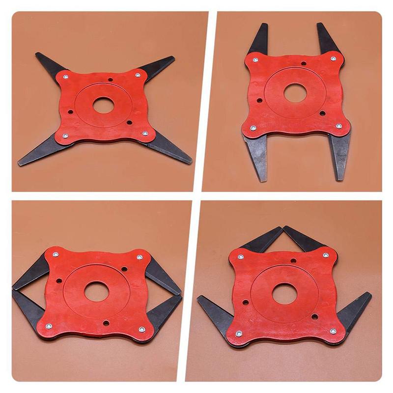 Buy 6 Teeth Brush Cutter Blade Trimmer Metal Blades Trimmer Head Garden ...