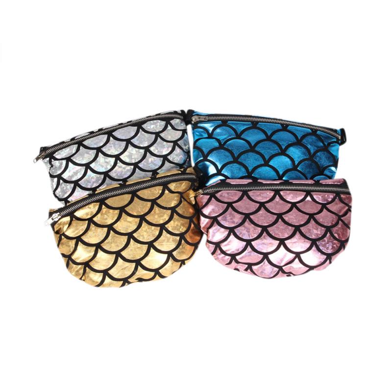Buy Fashion Women Fish Scale Pattern Waist Bag All-match Elegant ...