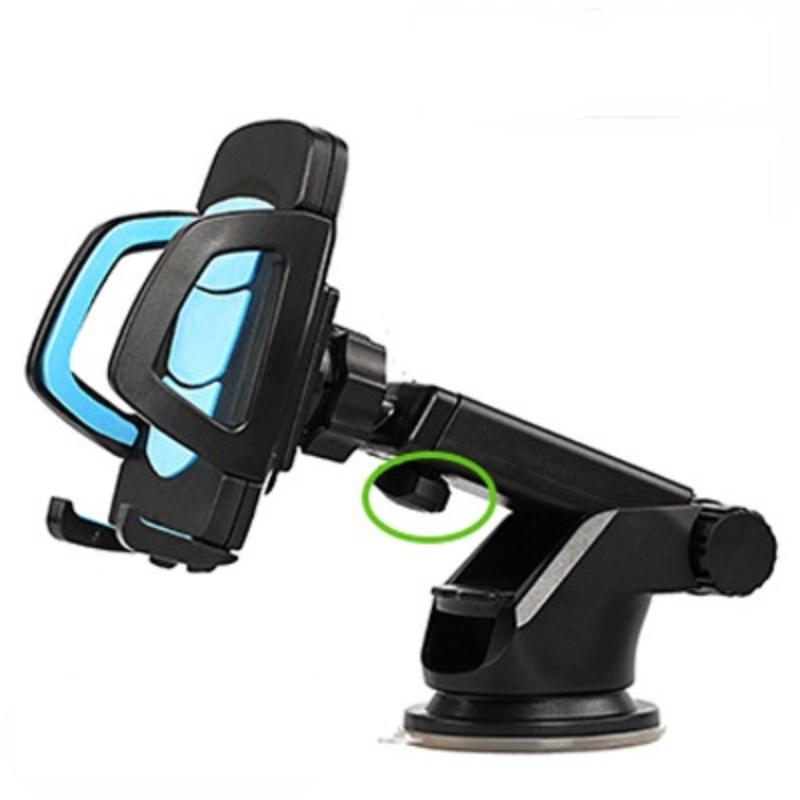 Long Pole Automatic Lock Car Phone Holder Telescopic Instrument Panel ...