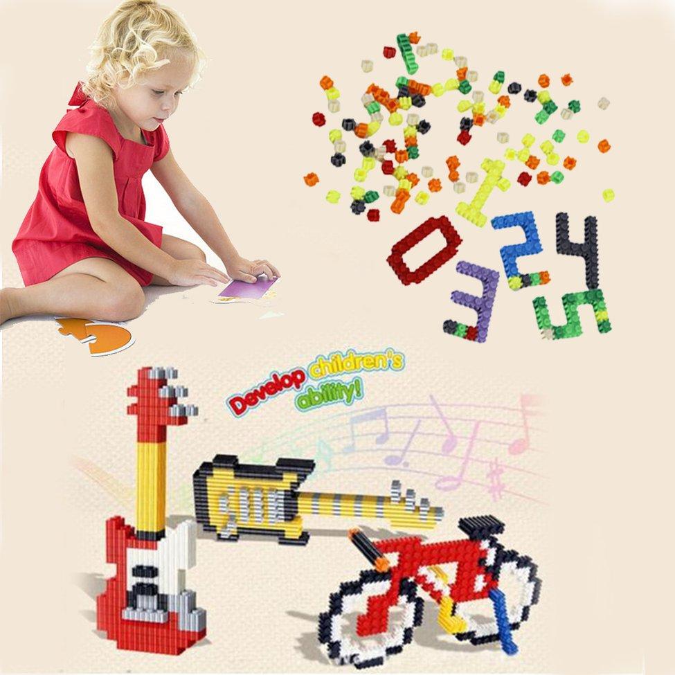 200 Pcs/Set Plastic Building Blocks Kids Toy New Puzzle Educational ...