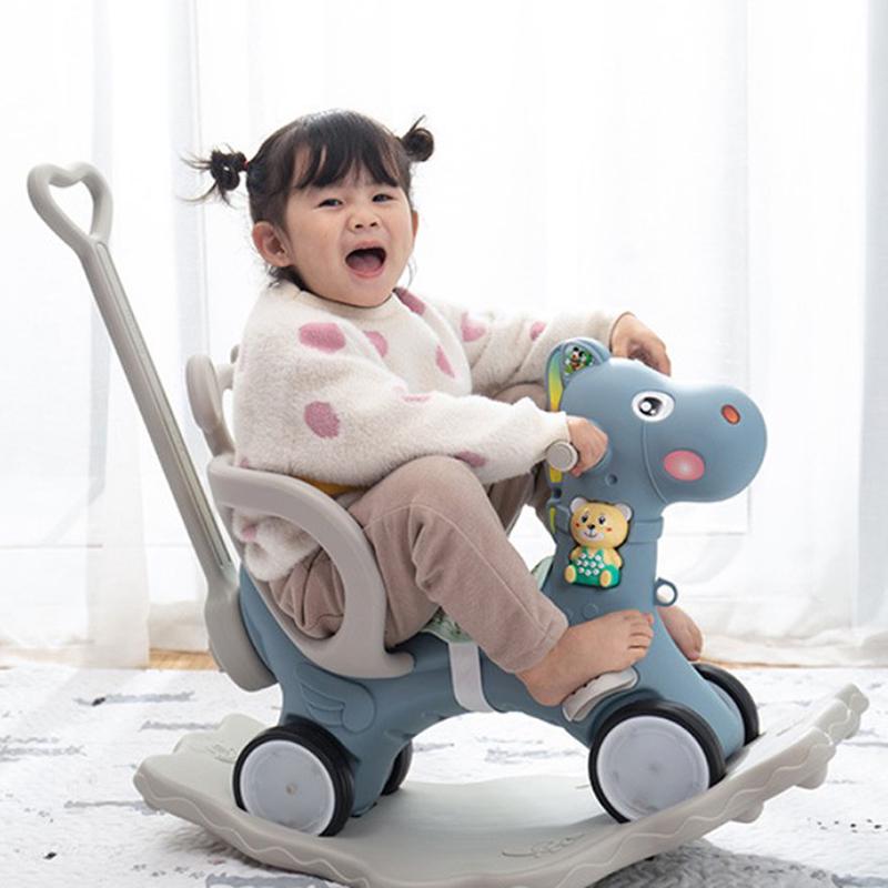 Buy 1PC Portable 1-6Y Multi-functional Rocking Chairs Trojan Toys Baby ...
