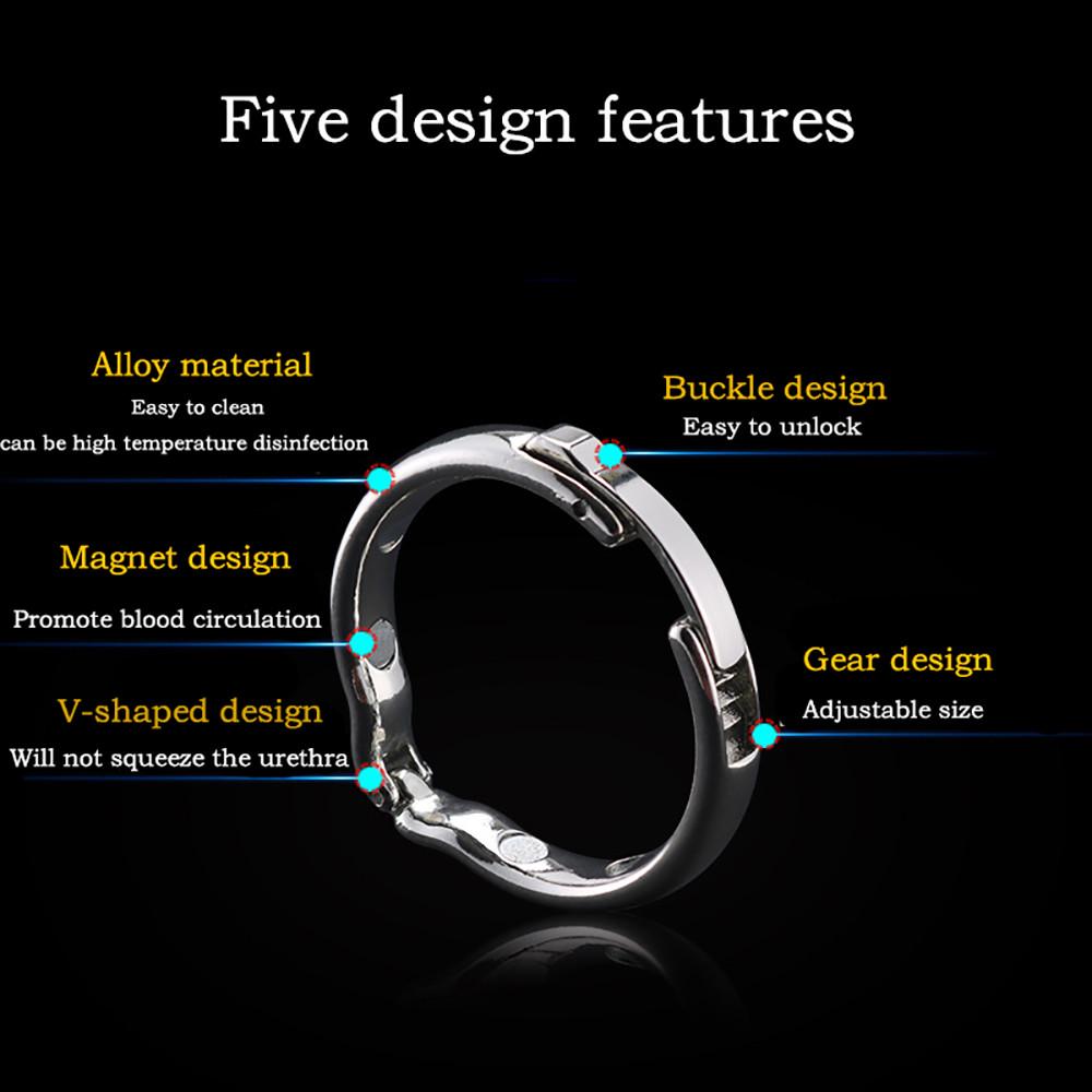 Buy Stainless Steel Penis Ring Cock Ring Sex Toys Metal Circumcision ...