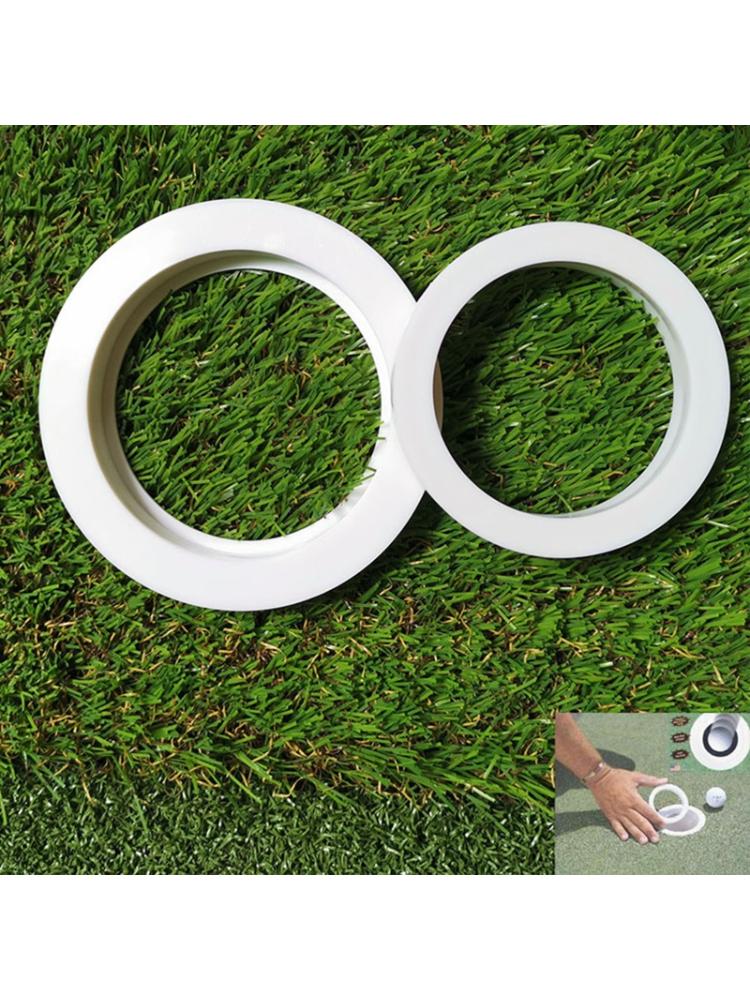 Buy 2 Pcs Golf Putting Green Hole Cup Rings Training Aid Outdoor Golf ...