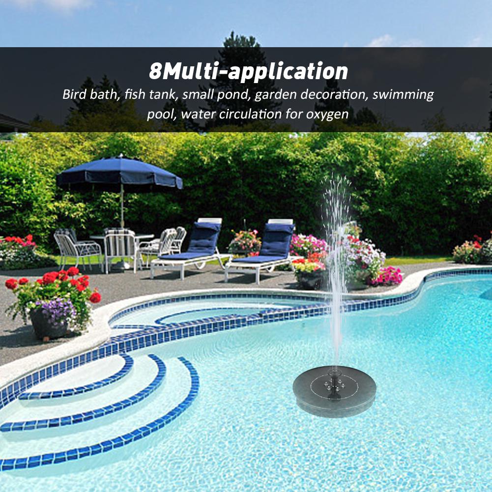 Buy Spray Heads Solar Automatic Fountain Pump 2.5W Water Fountain ...