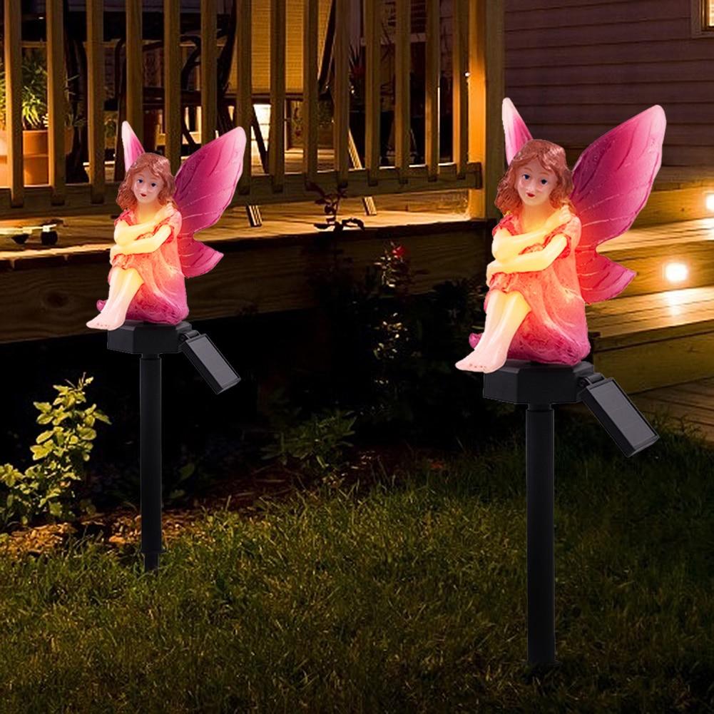 Cheap 1pcs LED Solar Light Flower Fairy Waterproof Outdoor Garden Lawn ...