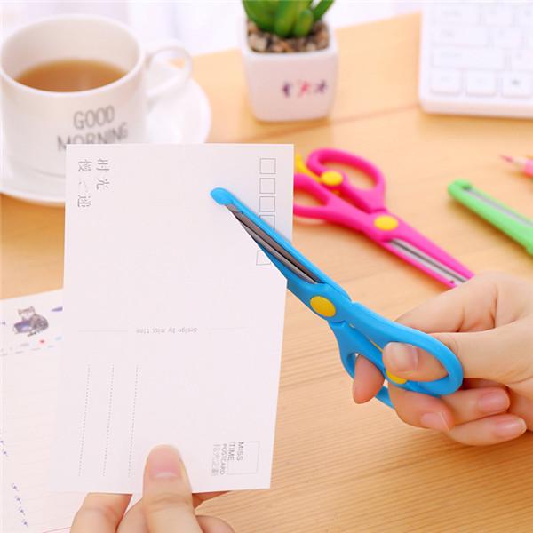 Buy Scissor DIY Safety Protection Elastic Pratical Paper Cut Children ...