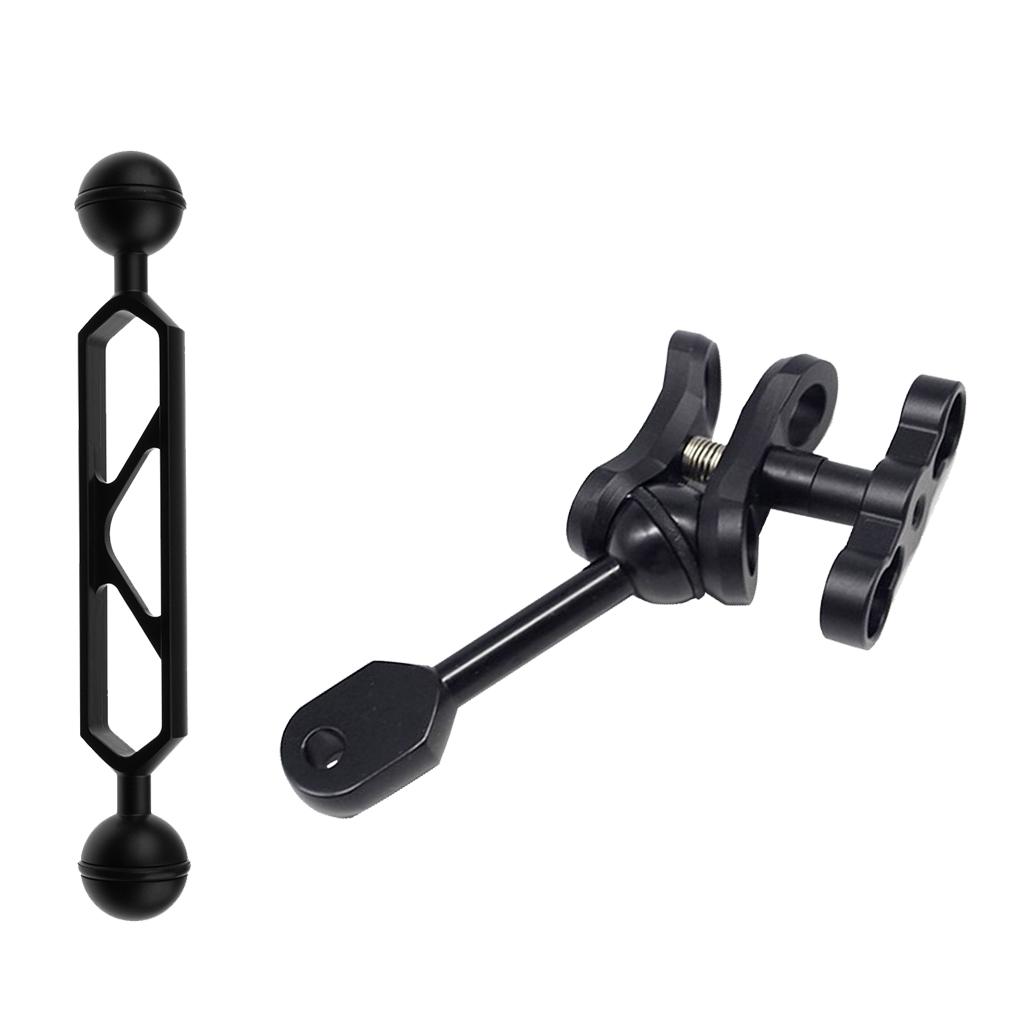 Buy Diving Light Dual + Single Ball Joint Arm Clamp Mount for ...