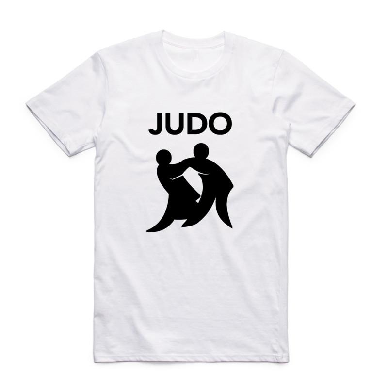 Buy Judo Printed Men's Fashion TShirt Summer ONeck Short Sleeves White ...