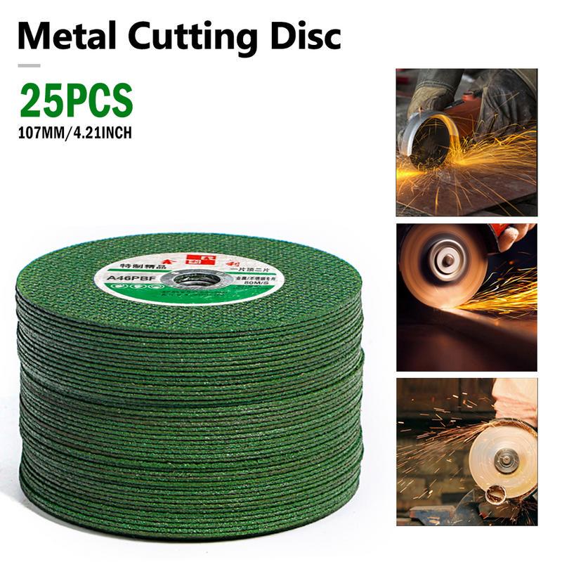 25PCS Cutting Discs 100 Angle Grinder Stainless Steel Metal Grinding ...