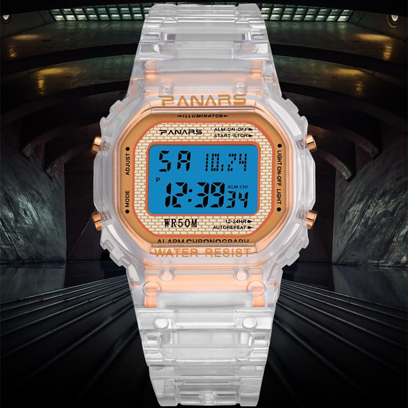 Buy Multifunctional Women 12/24 Hour System. Alarm Hourly Hour Square ...