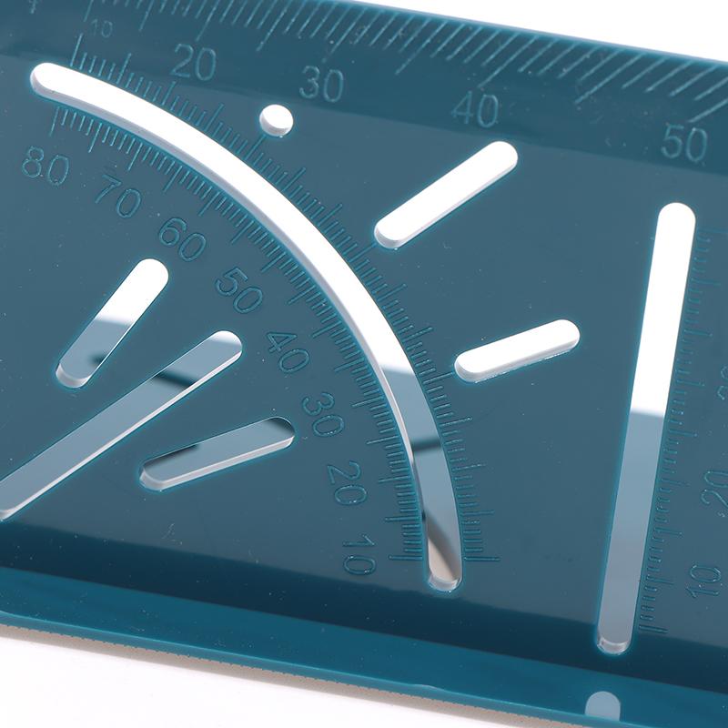 Buy 45/90 Degree Ruler Wood Measurement Woodworking Scribe T Ruler at ...