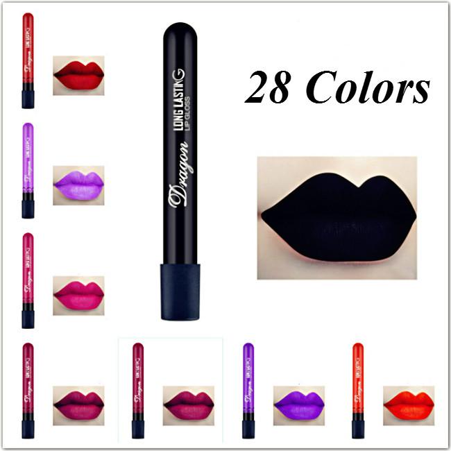 Buy 28Colors Sexy Vampire Lipstick Matte Waterproof Velvet Lip Stick ...