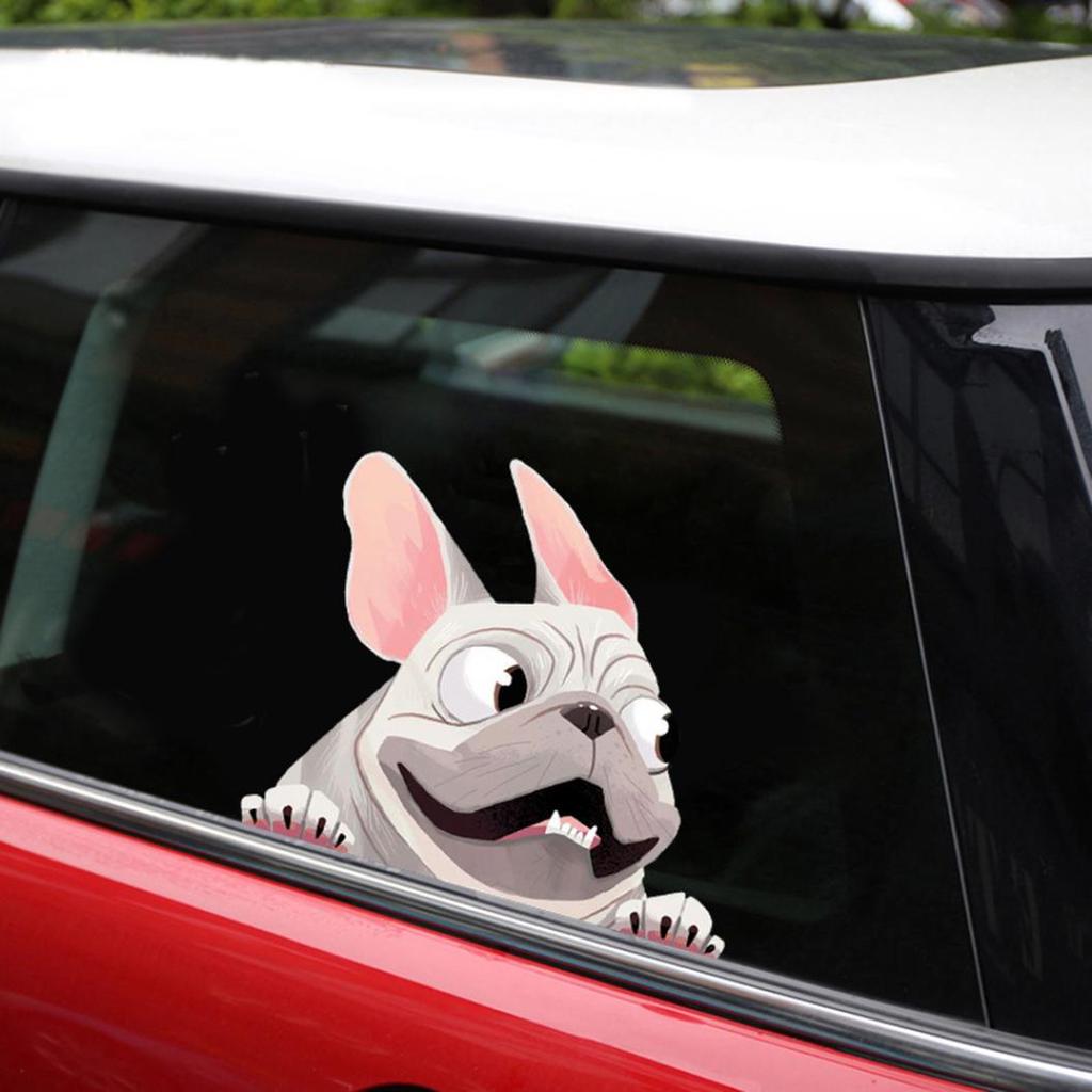Buy 3D Lovely Cartoon Dog Car-Styling Vehicle Window Decals Sticker ...